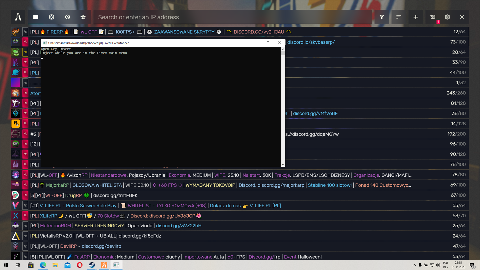 GTA V PC FiveM External Executor - Grand Theft Auto V - Alternatywne ...