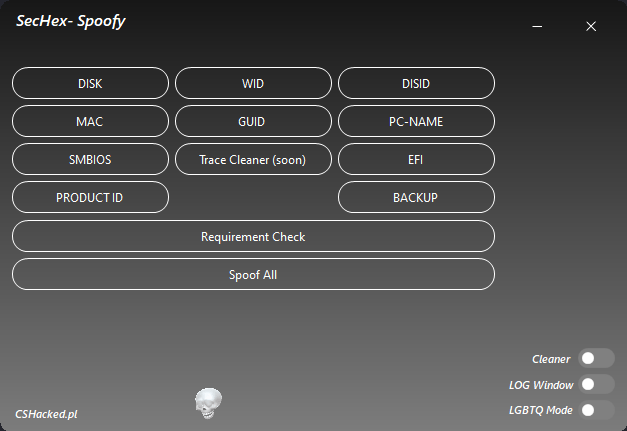 SecHex-Spoofy MW2 / WARZONE / Ubisoft HWID Spoofer + EFI & SMBIOS ...