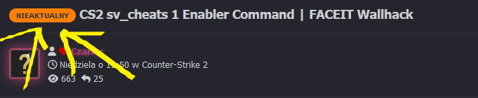CS2 sv_cheats 1 Enabler Command | FACEIT Wallhack - Counter-Strike 2 ...