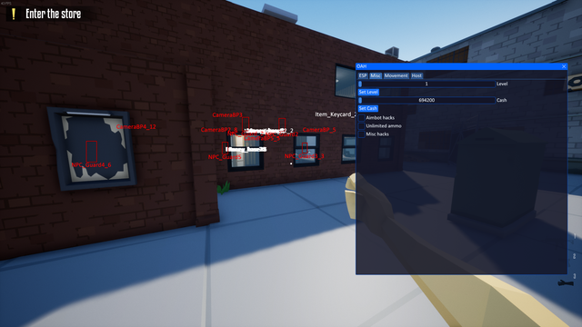 One Armed Robber Cheat :: ESP / AIM - Pozostałe gry FPS - CSHacked.pl - czity, bugi, hacki, boty ...